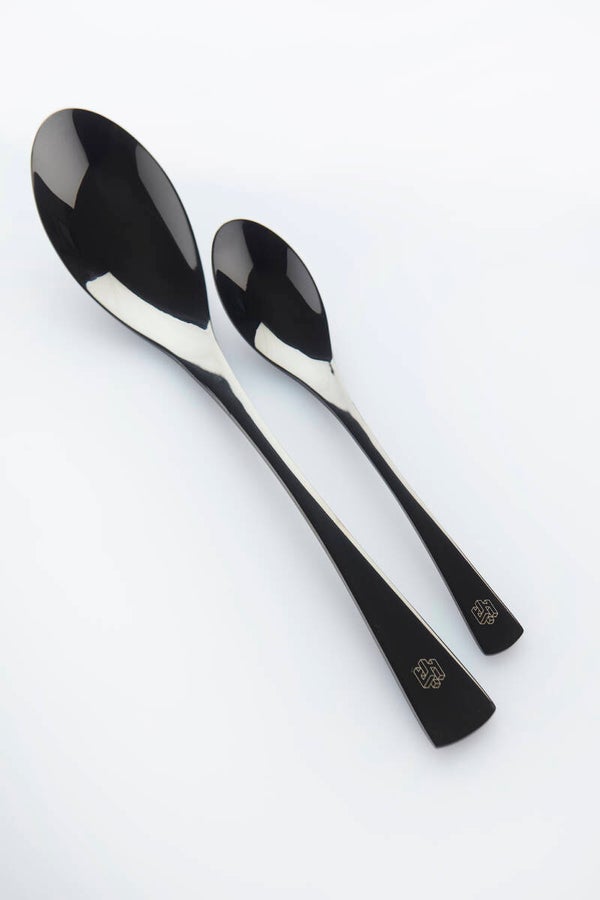 Frank Haasnoot Rocher Spoon Set – Large & Small Quenelle Spoons
